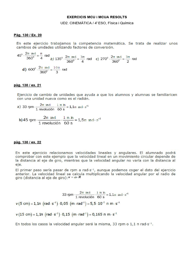 UD2. Exercicis MCU I MCUA Resolts | PDF