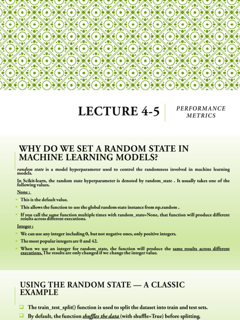 Chapter 3 - Performance Metrics | PDF