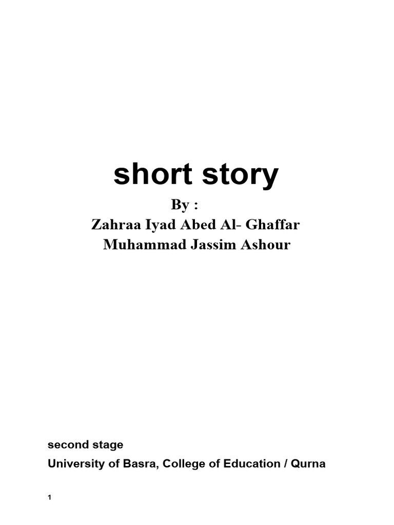 Short Story - 6 | PDF