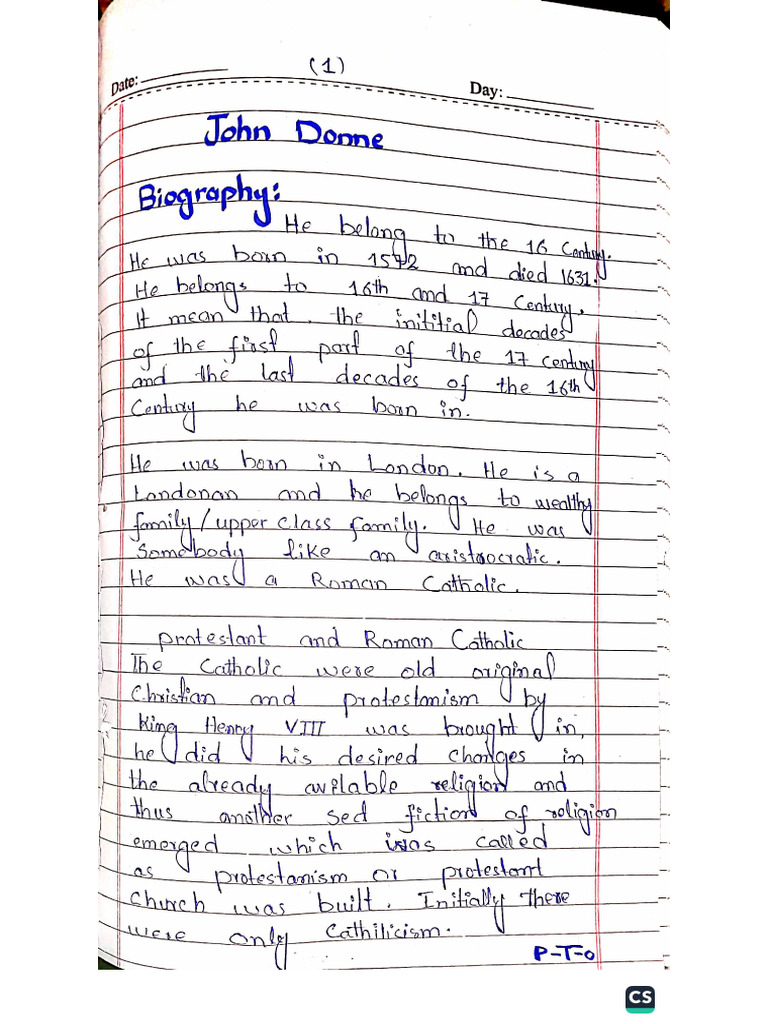 John Donne Biography | PDF