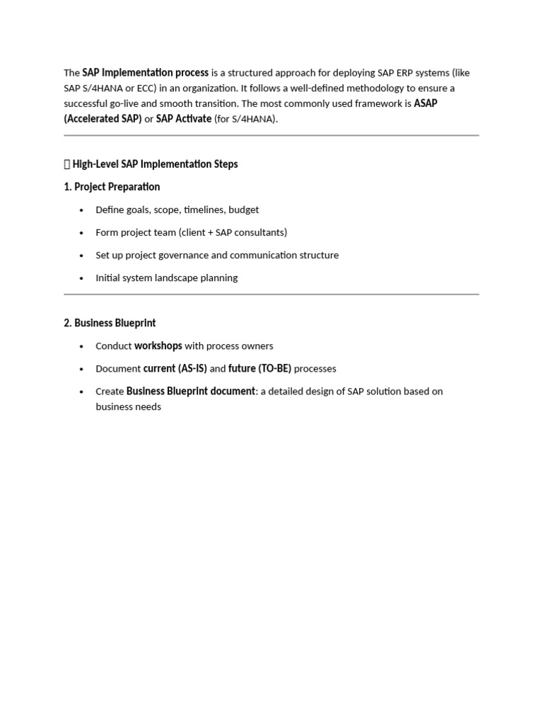 Steps Implementation 1 | PDF