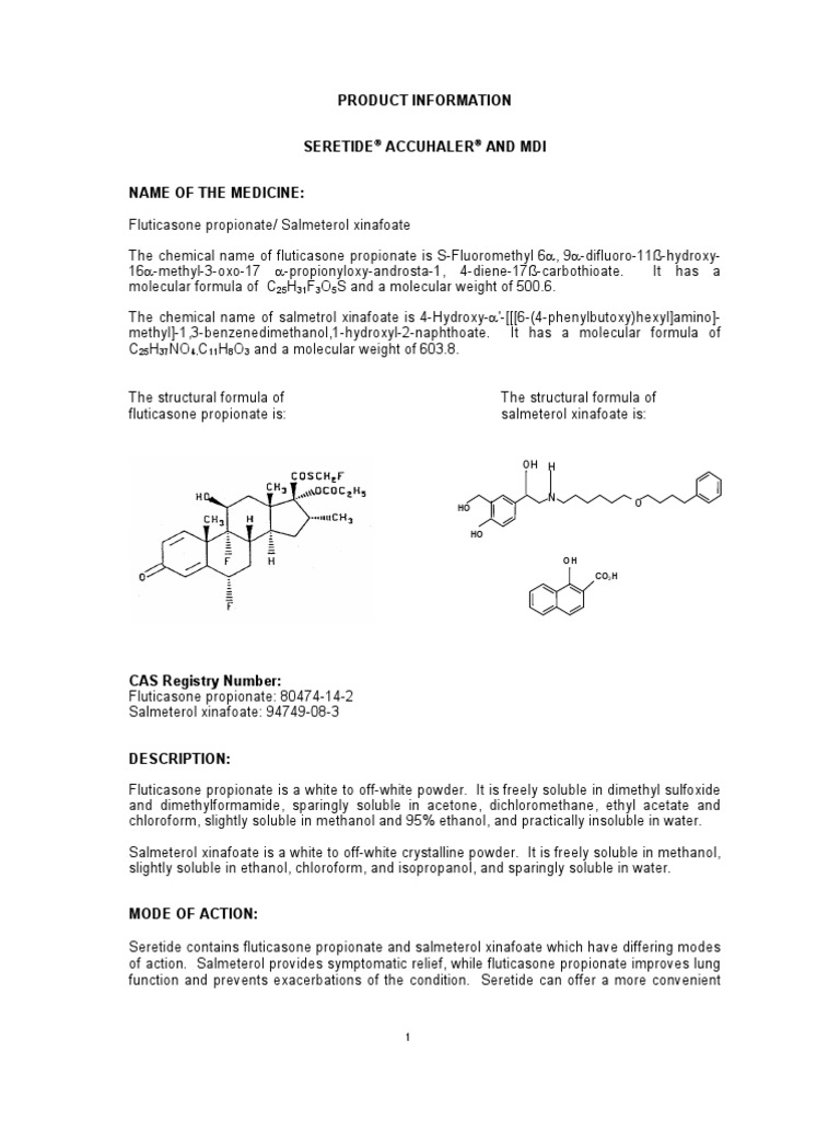 Seretide Accuhaler Provides Effective Asthma Relief | PDF | Asthma ...