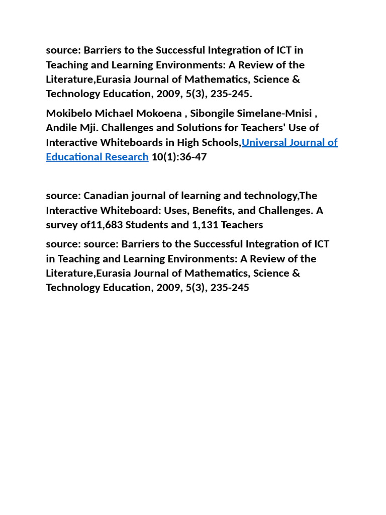 ICT Integration Challenges in Education | PDF