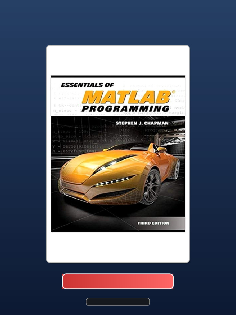 Essentials of MATLAB Programming 3rd Edition Full Download | PDF | Multiple Choice | Science