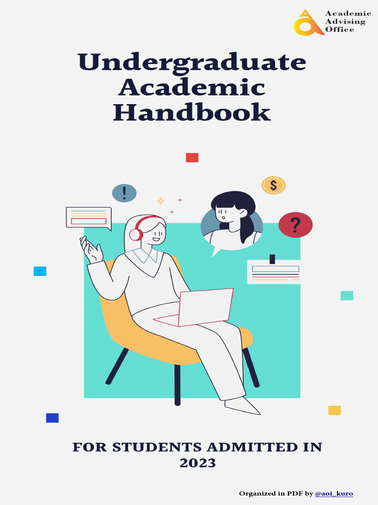 Undergraduate Academic Handbook 2023 | PDF | Bachelor's Degree | Academic Degree