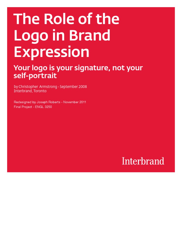 Logos & Brand Expression | PDF | Logos | Brand