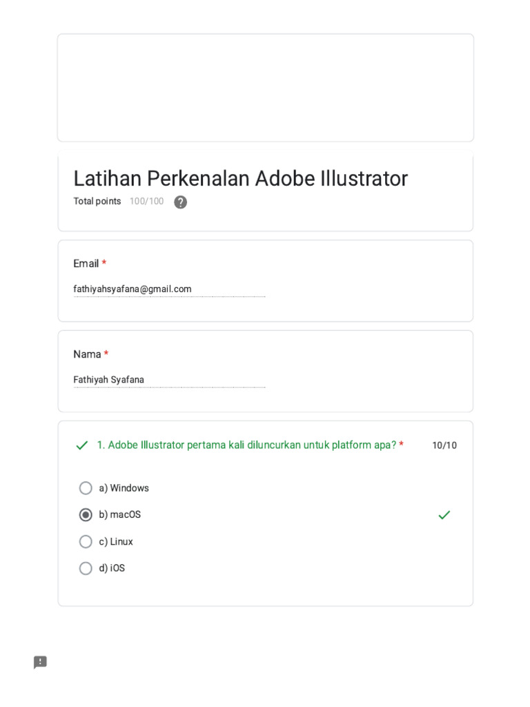 Latihan Perkenalan Adobe Illustrator | PDF