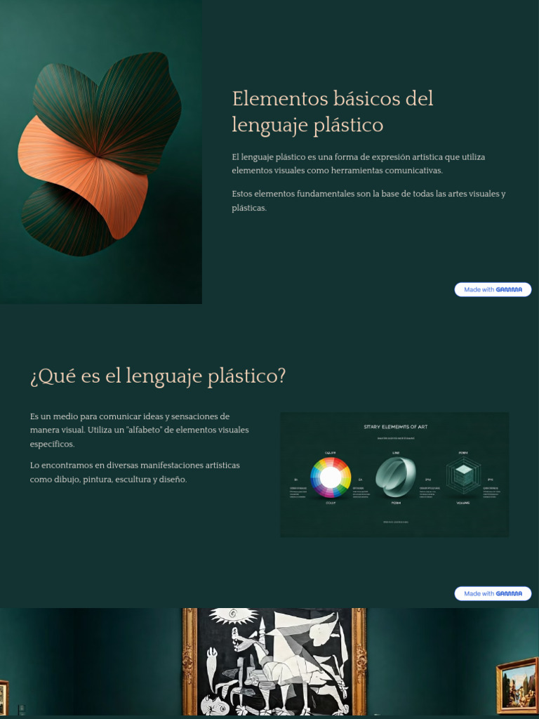 Elementos Basicos Del Lenguaje Plastico | PDF | Color | Dibujo