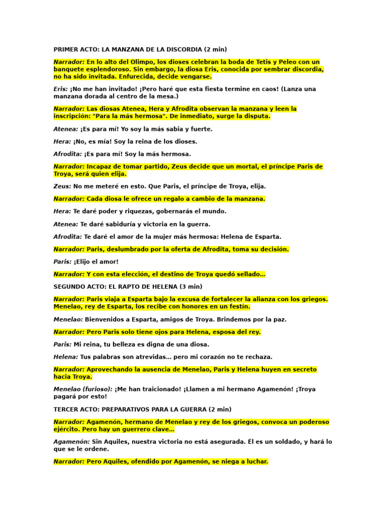 ILIADA | PDF | Héctor | París (mitología)