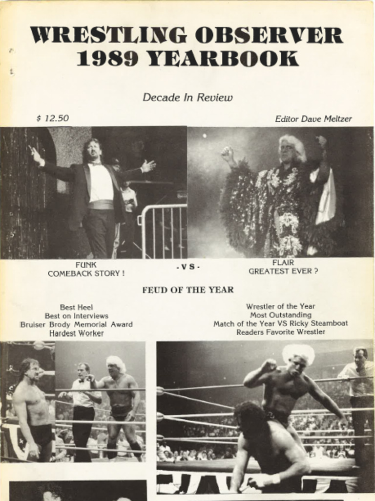 1989 Wrestling Observer Yearbook | PDF