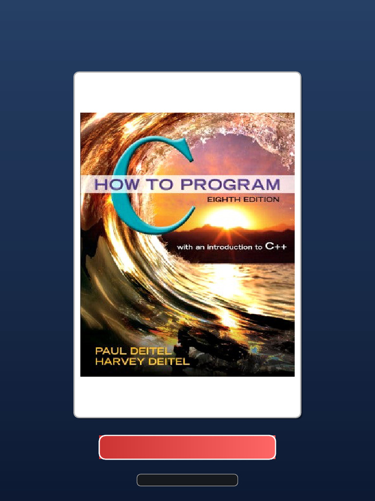 C How To Program 8th Edition Paul J Deitel Harvey Deitel Ebook and ...
