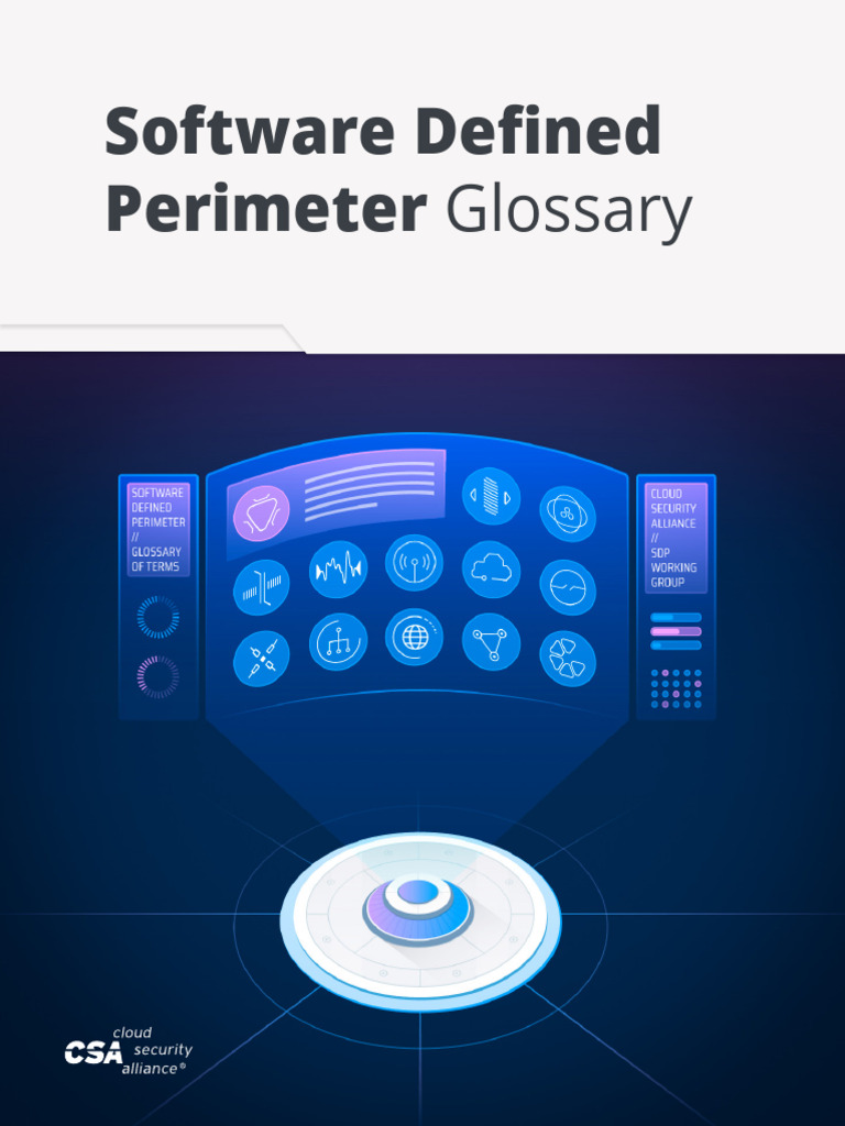 Software Defined Perimeter Glossary | PDF | Internet Protocol Suite ...