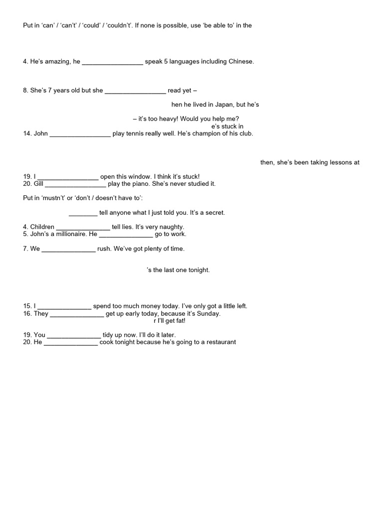 Modals of Ability Filling | PDF | Chess | Chess Theory