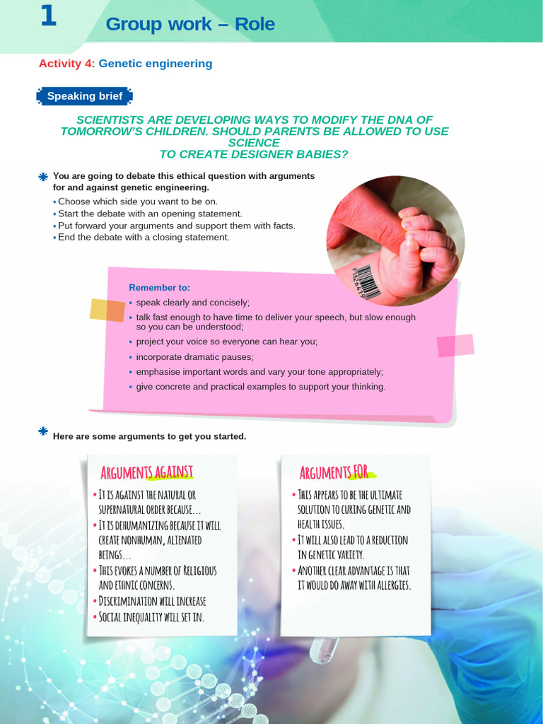 Enga11 Unit1 Group Work Debate | PDF