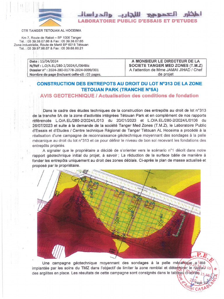 Note Technique Lot 313 - V2 | PDF