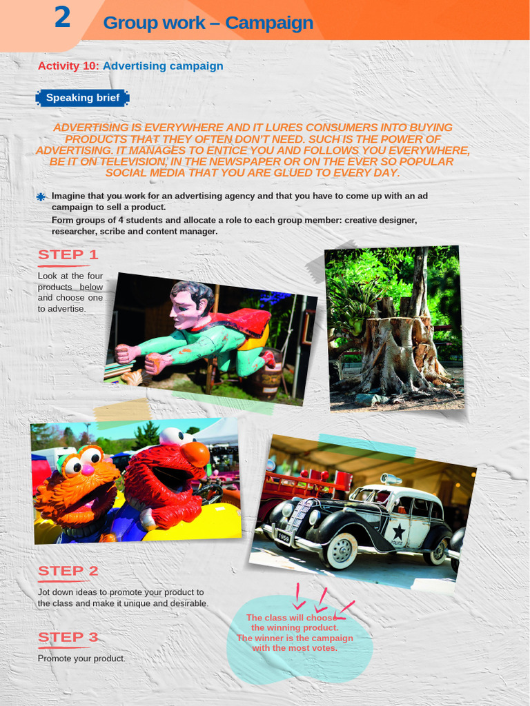 Enga11 Unit2 Group Work Campaign | PDF