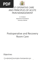 Postop Checklist-1 | PDF