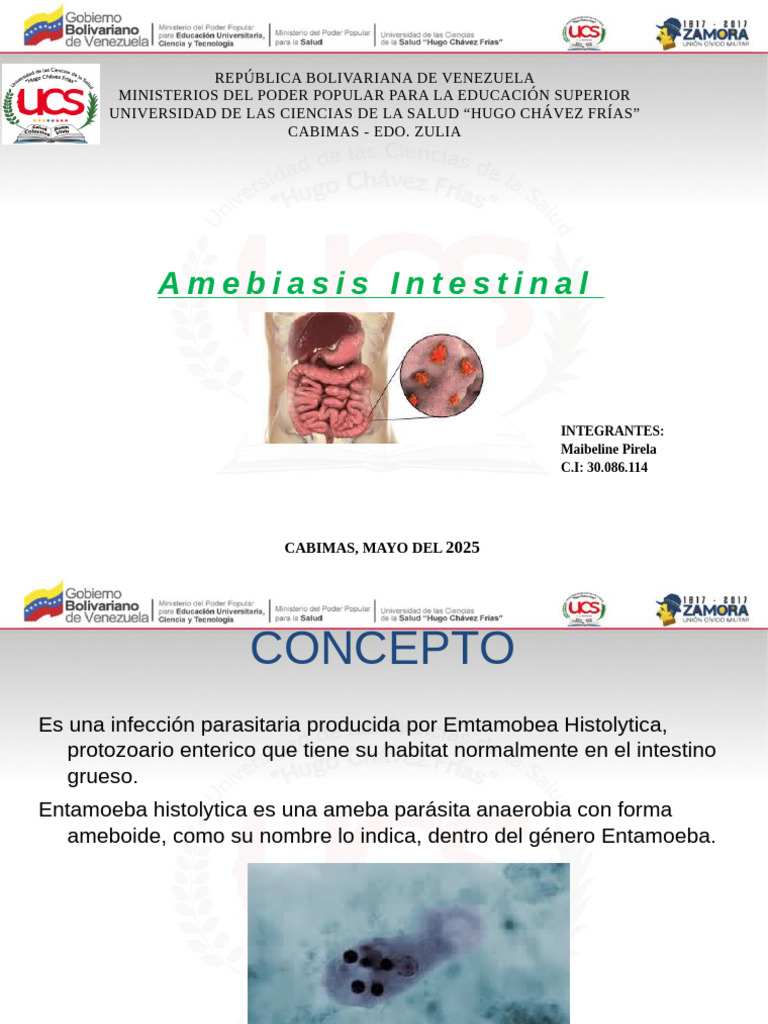 Amebiasis Intestinal | PDF | Especialidades Medicas | Enfermedades y ...