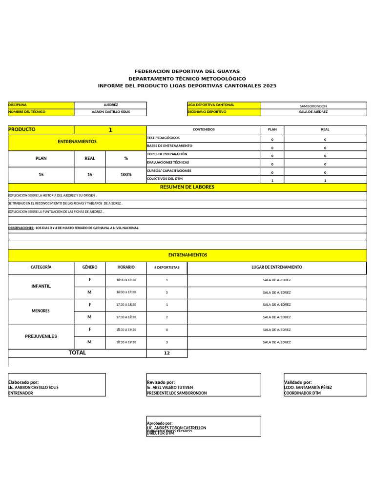 Informe Tecnico Ajedrez p1 | PDF