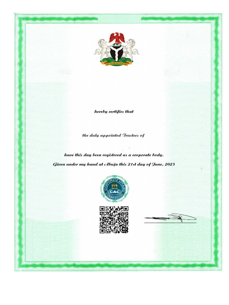 Certificate - Prevailing Grace Rock Solid Assembly | PDF
