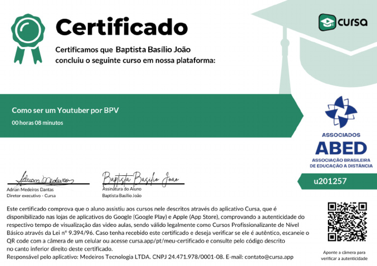 Certifica Do | PDF