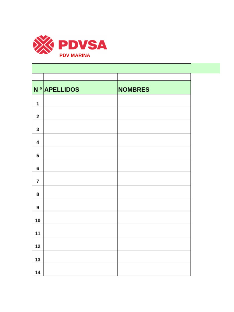 Formato Censo RCV 2023 | PDF