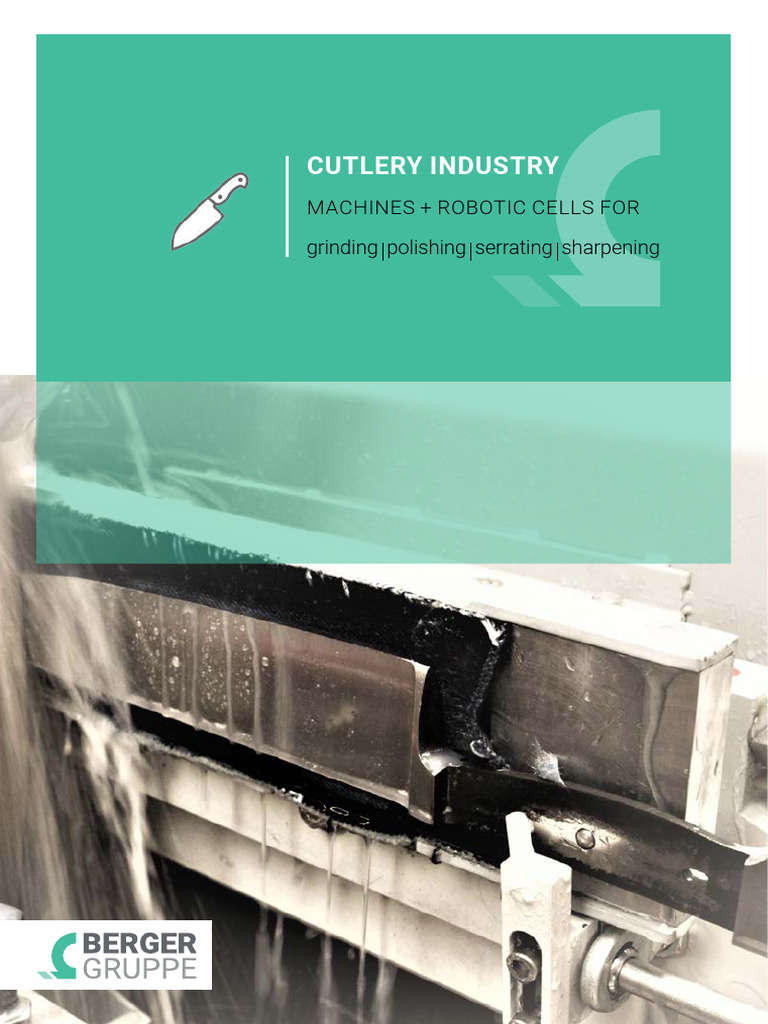 Berger Knife Grinding Solutions | PDF | Grinding (Abrasive Cutting) | Knife