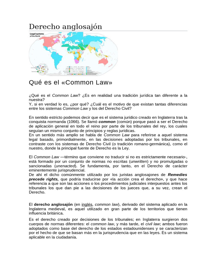 Common Law | PDF | Ley común | Jurisprudencia