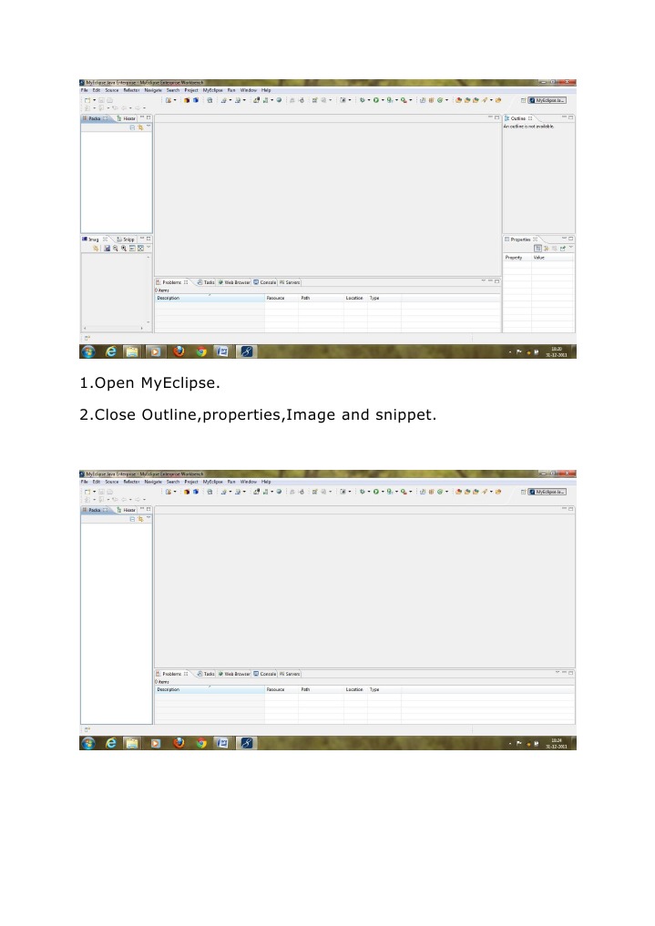 MyEclipse Java Project Setup Guide | PDF | Java (Programming Language) | Computing Platforms