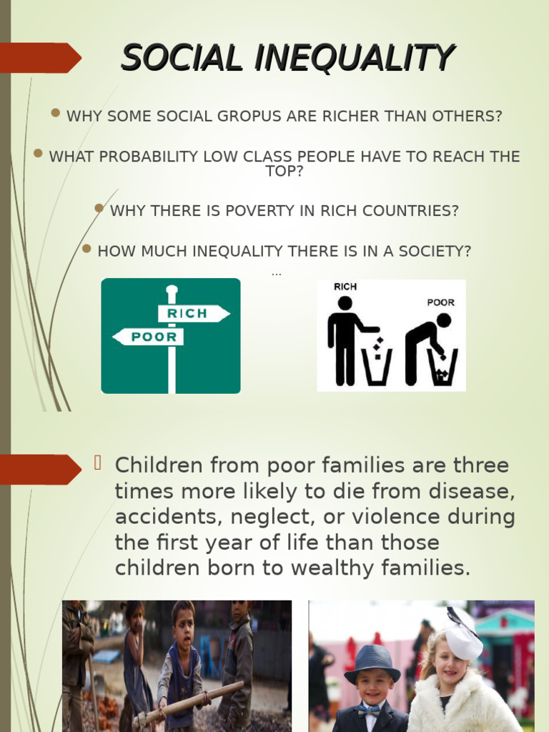 Lesson 5 Social Inequality | PDF | Poverty & Homelessness | Discrimination & Race Relations