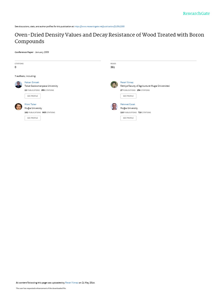 Borlu Bile Iklerle Muamele Edilen Aaç Malzemenin Tam Kuru Yo Unluk de ...