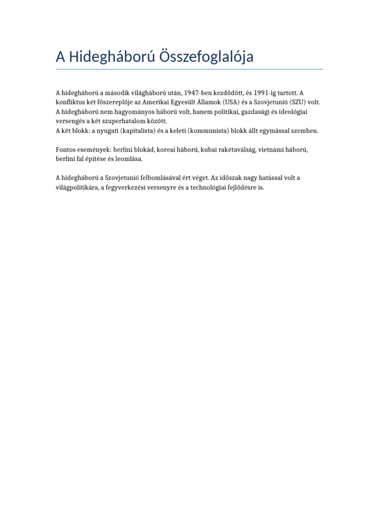 Hideghaboru | PDF