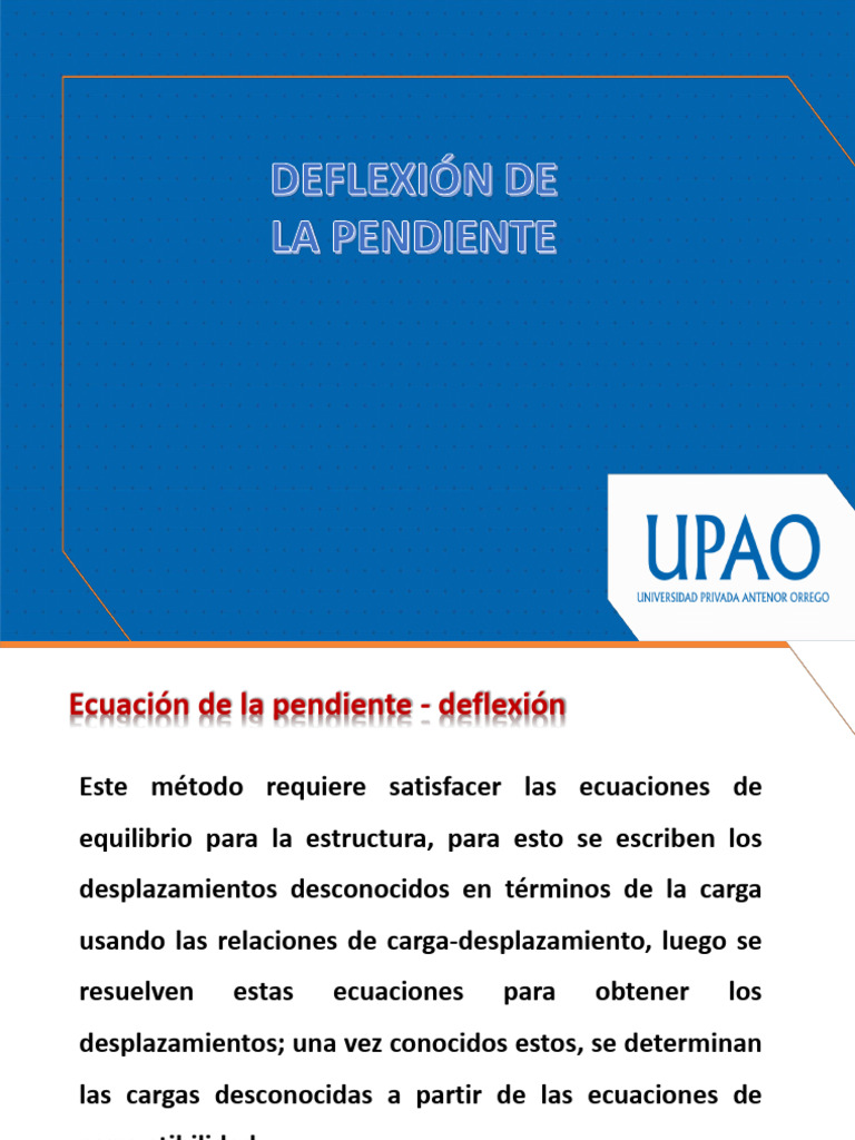 01 Sesión Deflexión Pendiente | PDF