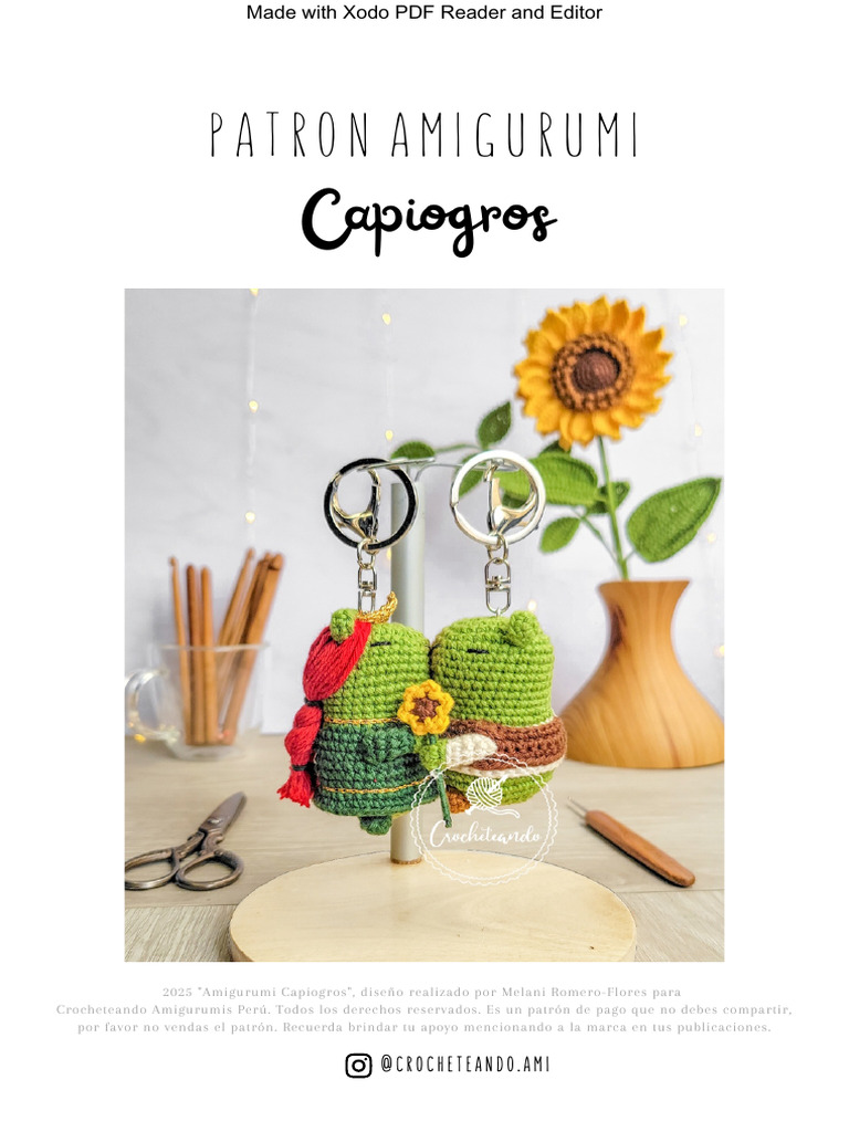 Capi Ogros | PDF | Amigurumi | Textiles