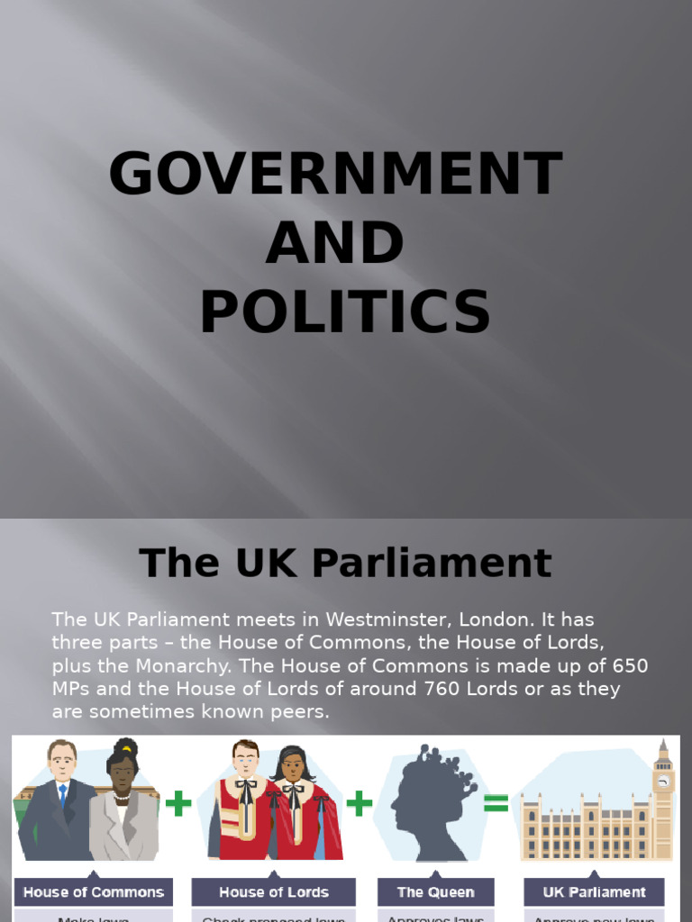 Ppt3 - Government and Politics | PDF | House Of Commons Of The United ...