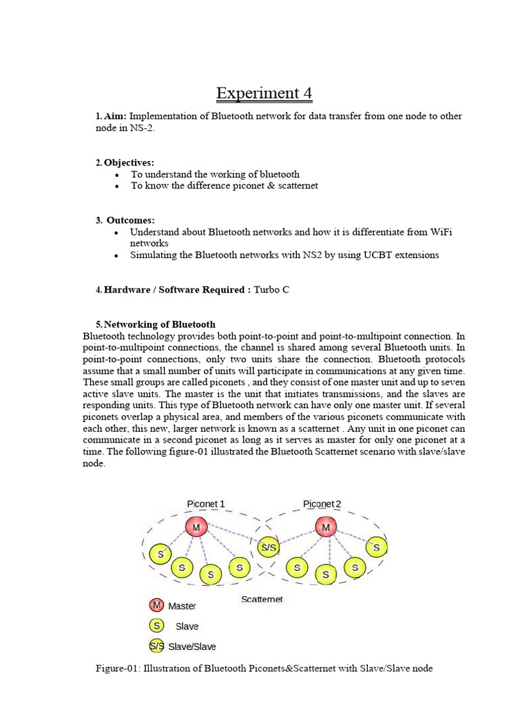 Bluetooth Implementation in NS2 | PDF | Bluetooth | Internet Architecture
