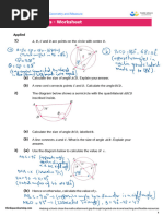 Third Space Learning Circle Theorems GCSE Worksheet | PDF | Circle ...