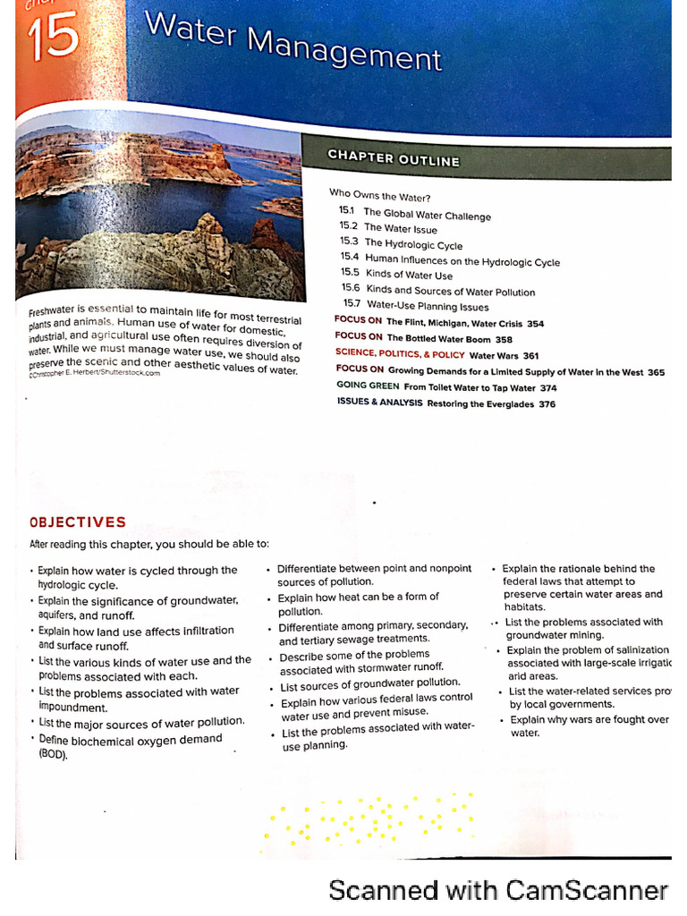 Chapter 15 - Water | PDF