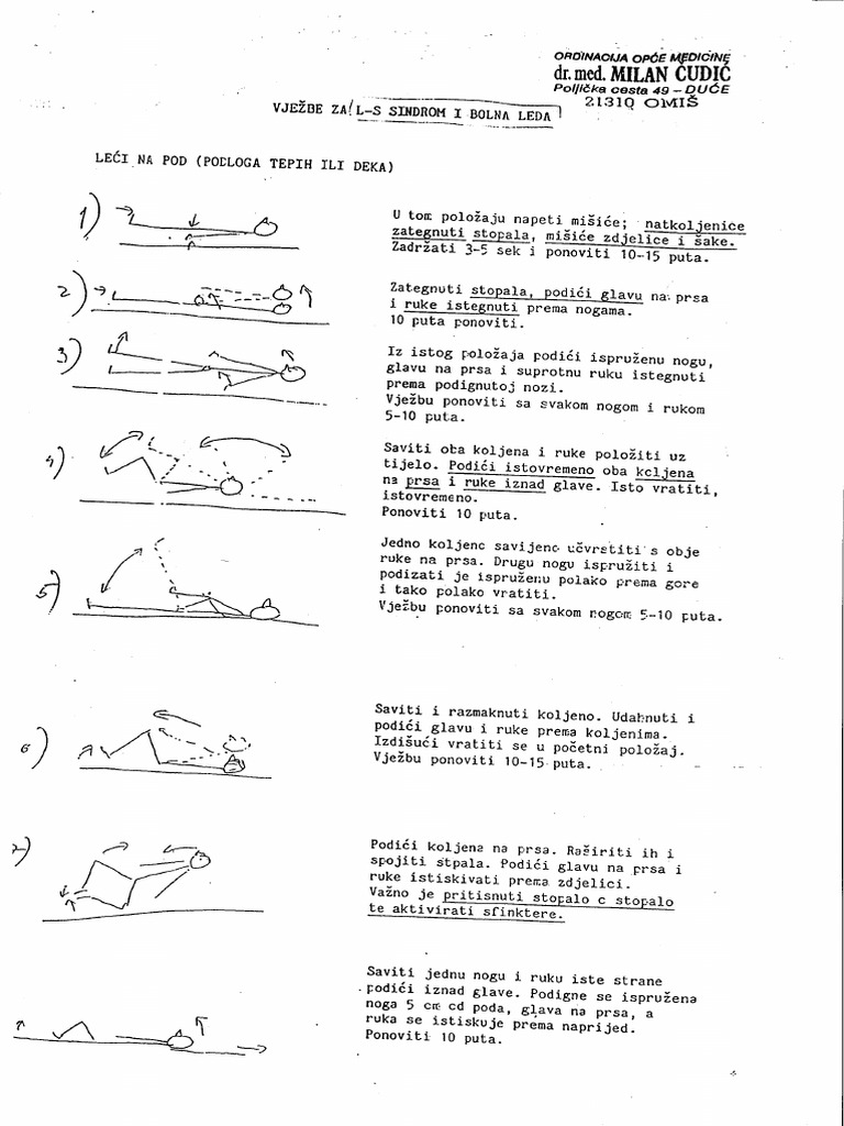 Vježbe Za Ledja | PDF