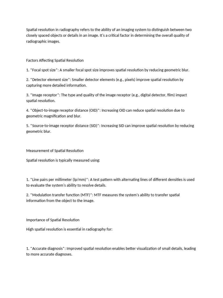 Spatial Resolut-WPS Office | PDF | Optical Resolution | Image Resolution