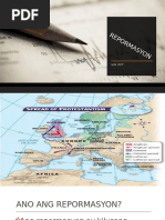 Aralin 4 Ang Repormasyon at Kontra Repormasyon | PDF