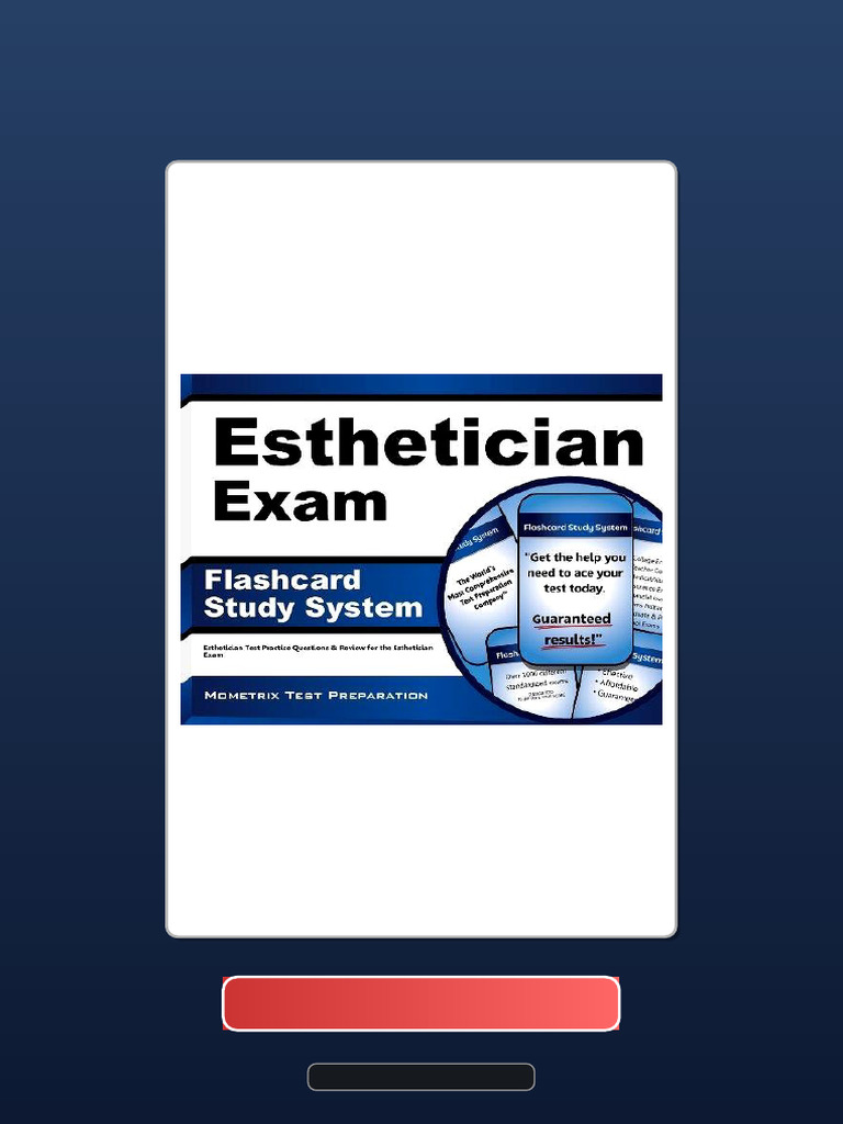 Esthetician Exam Flashcard Study System Esthetician Test Practice ...
