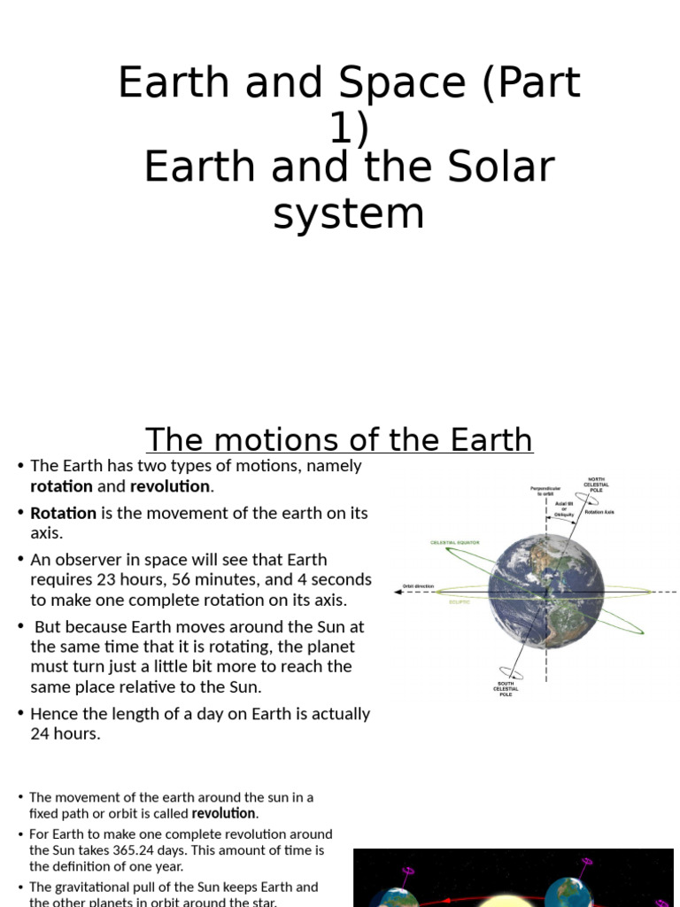 Earth and Solar System Dynamics Explained | PDF | Solar System | Planets