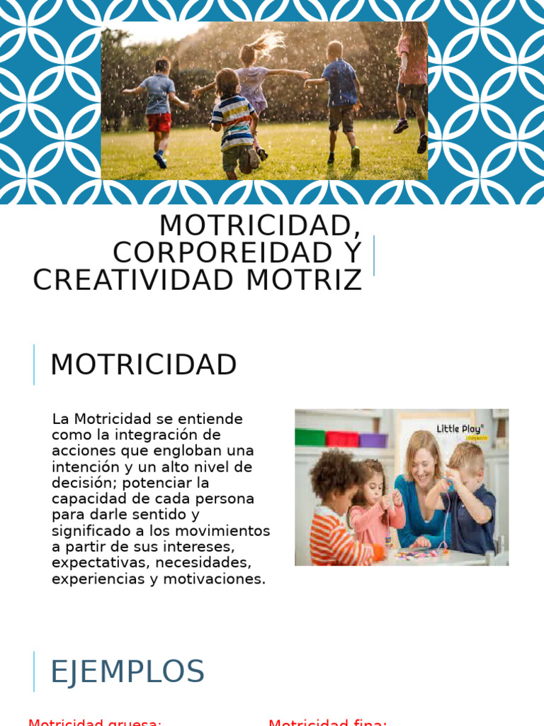 Motricidad, Corporeidad y Creatividad Motriz | PDF