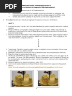 Metal Framework Try-In for RPDs | PDF | Dentures | Dentistry Branches