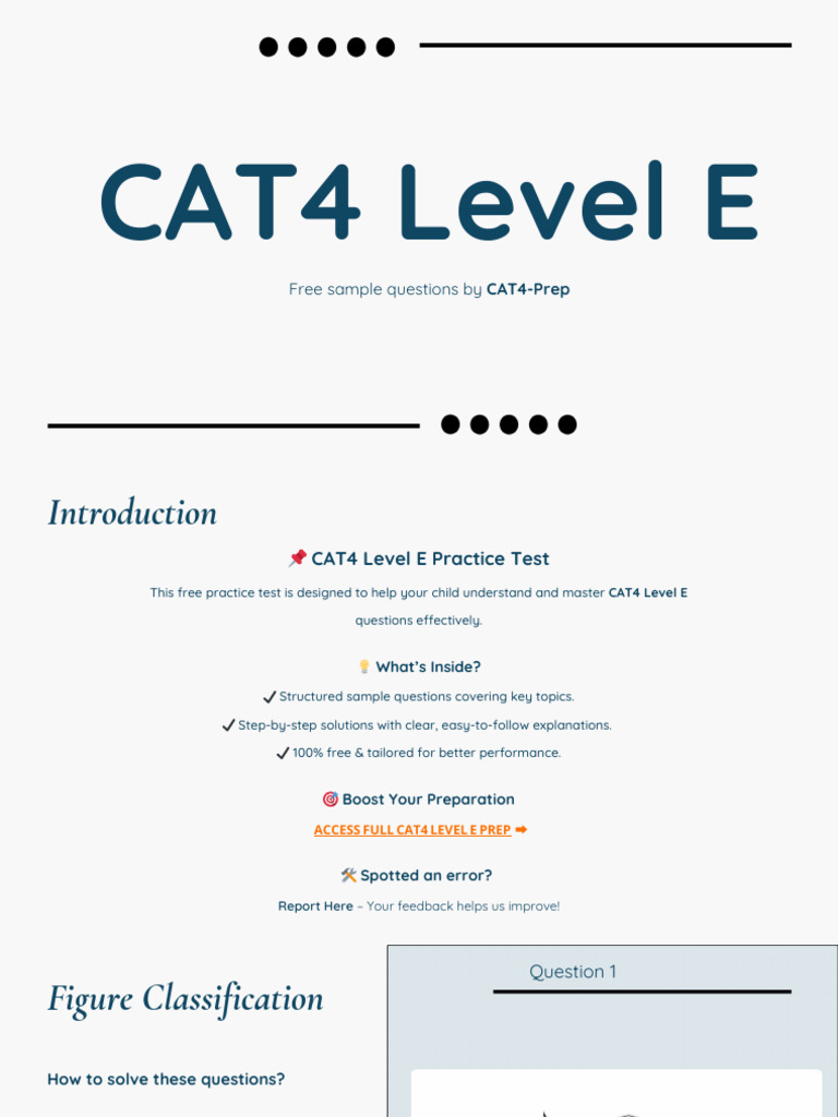 Cat4 Tests Year 8 Practice Papers Free PDF | PDF | Shape