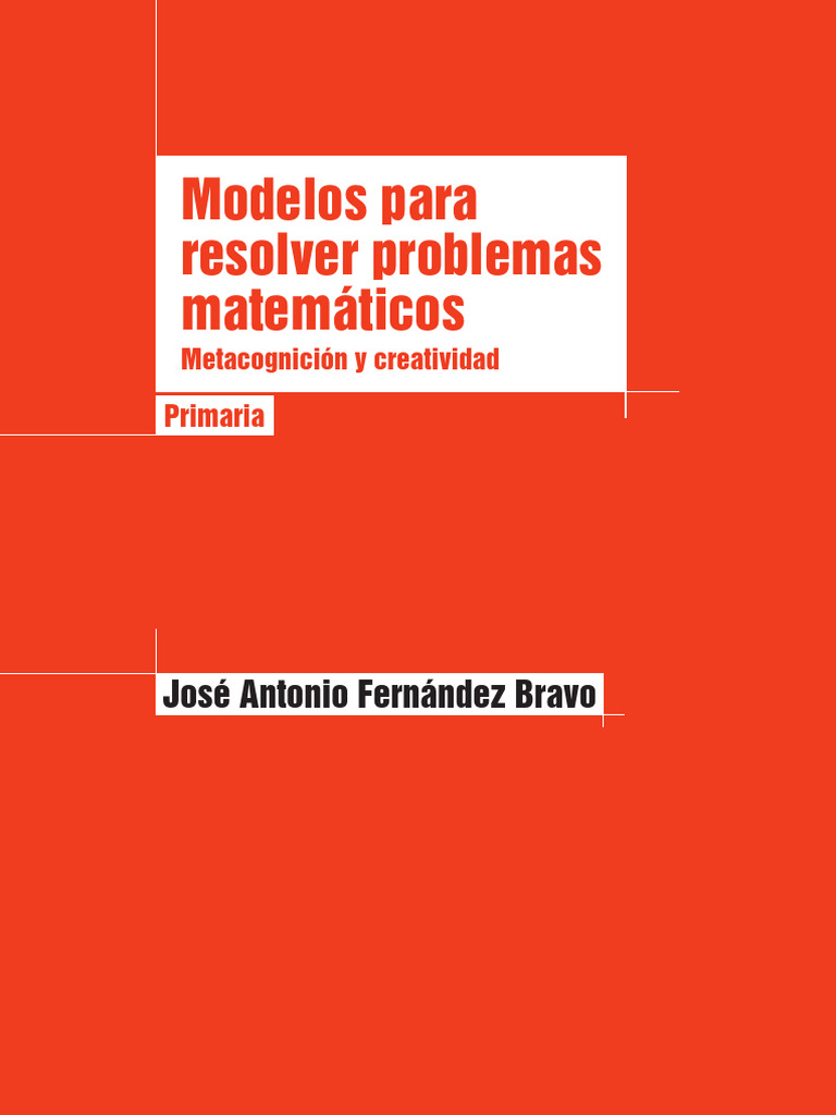 Modelos para Resolver Problemas Matematicos Documento Didactico | PDF ...