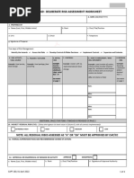 DD 2977 | PDF | Risk | Risk Assessment
