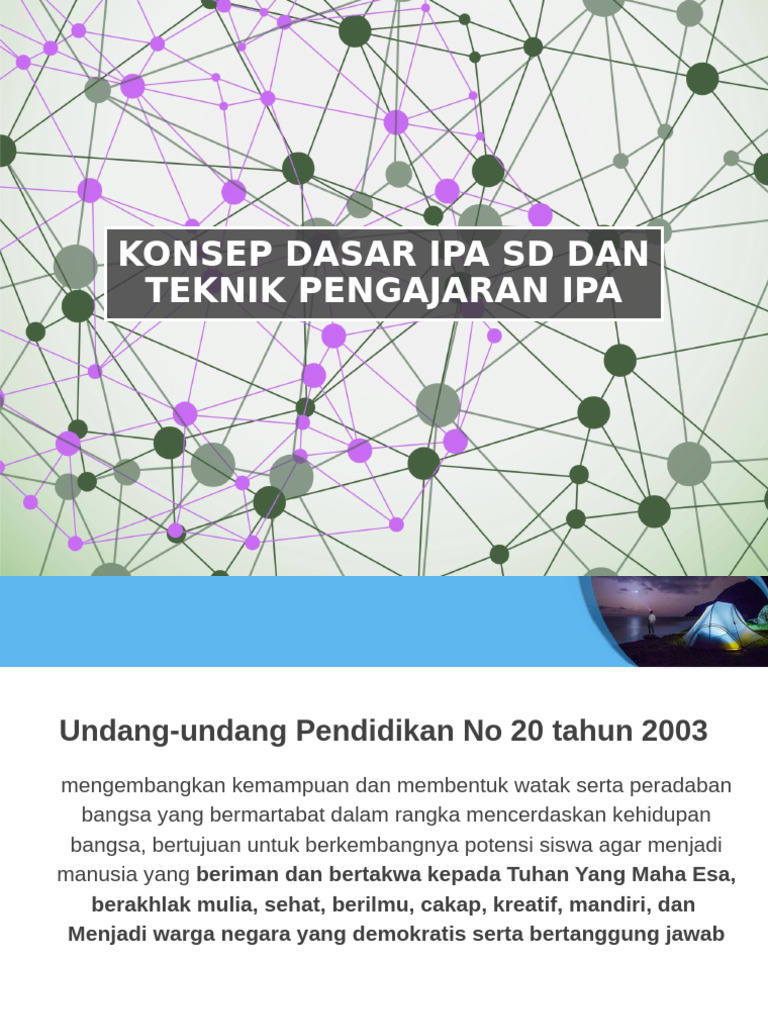 pertemuan 2_Konsep Dasar IPA dan Teori Belajar [Autosaved] | PDF