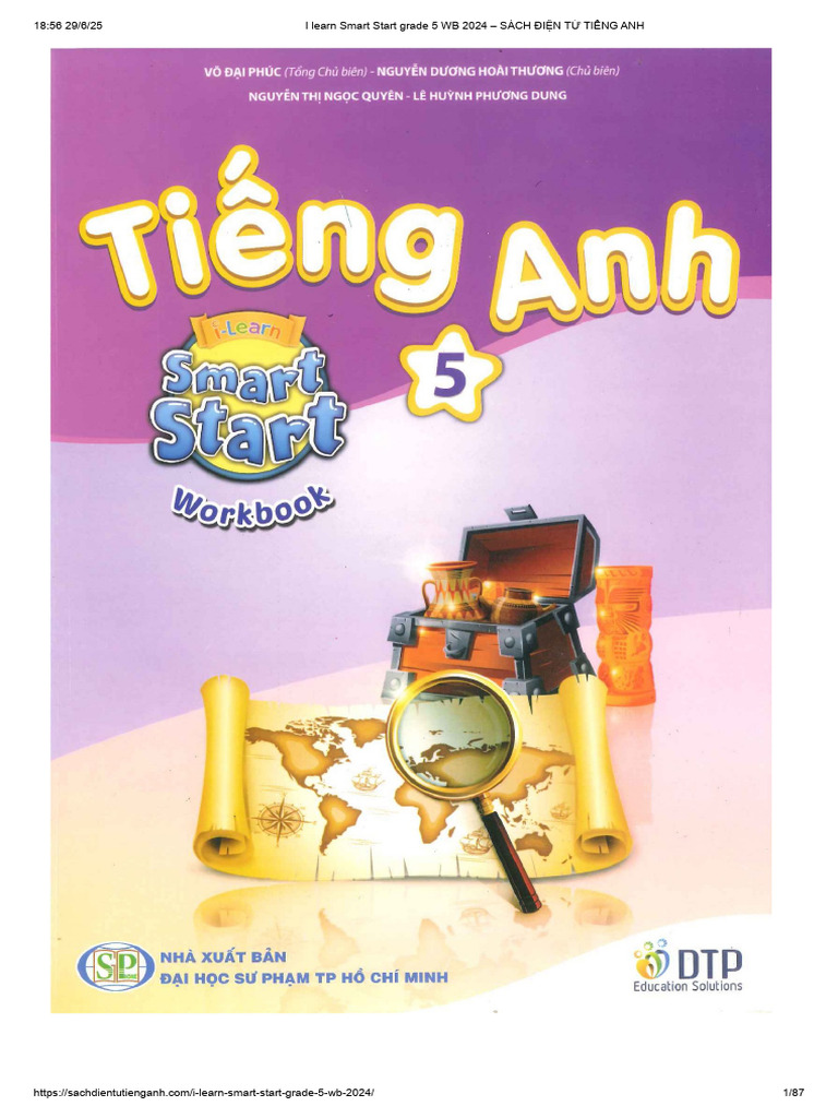 I learn Smart Start grade 5 WB 2024 - SÁCH ĐIỆN TỬ TIẾNG ANH | PDF